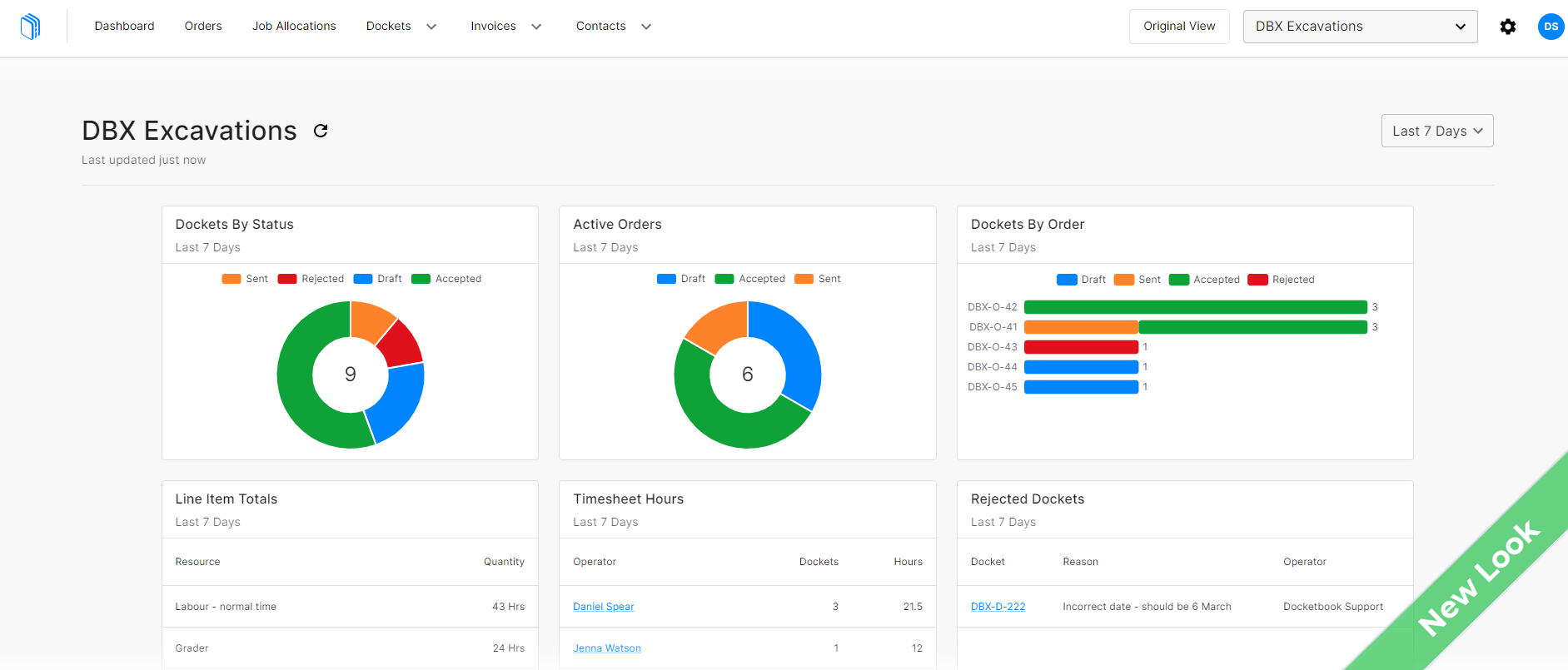 Fresh Look Enhances Docketbook Experience